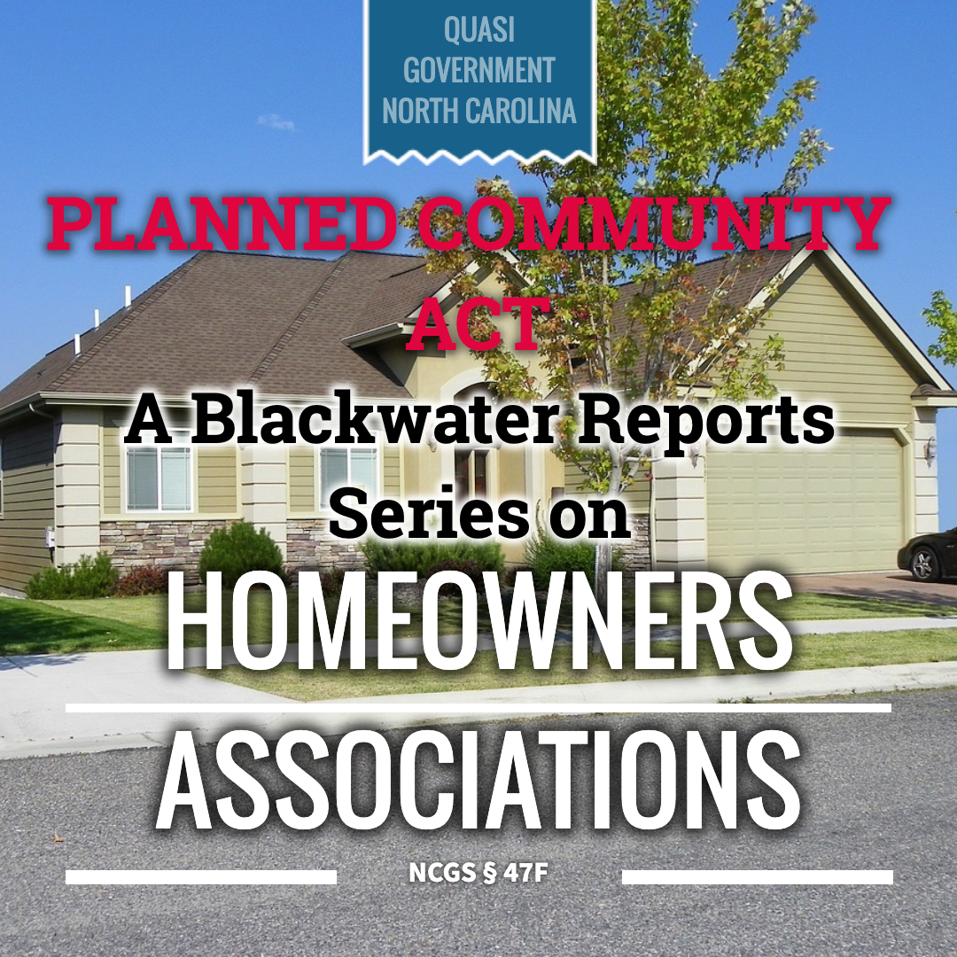 HOA’s Quasi Governments (part 3) – NCGS § 47F Planned Community Act ...